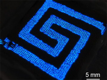 Optics & Photonics News - Light-Emitting Textiles for Smart Clothing