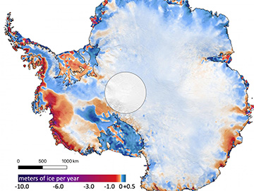 Optics & Photonics News - Laser Altimetry Reveals Shrinking Ice Sheets