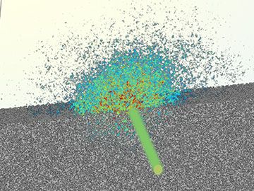 Optics & Photonics News - Simulation Captures Elusive Localization of Light